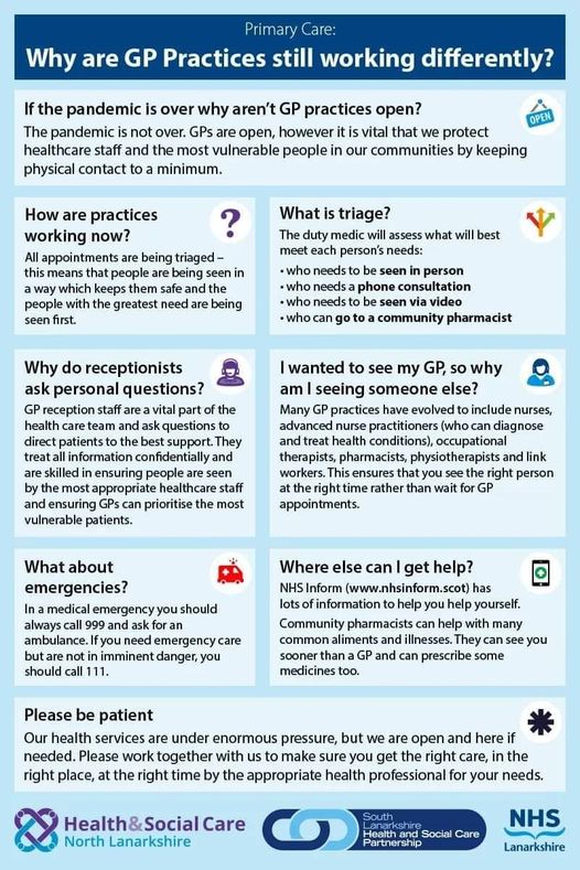 Why are GP practices still working differently?